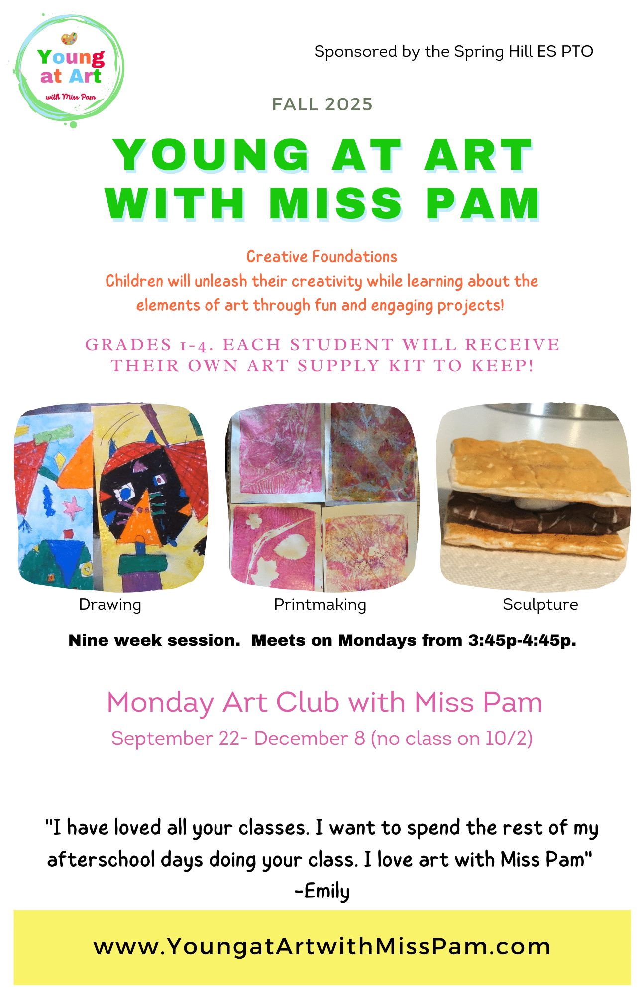 13. Spring Hill FA25 Flyer – Spring Hill PTO